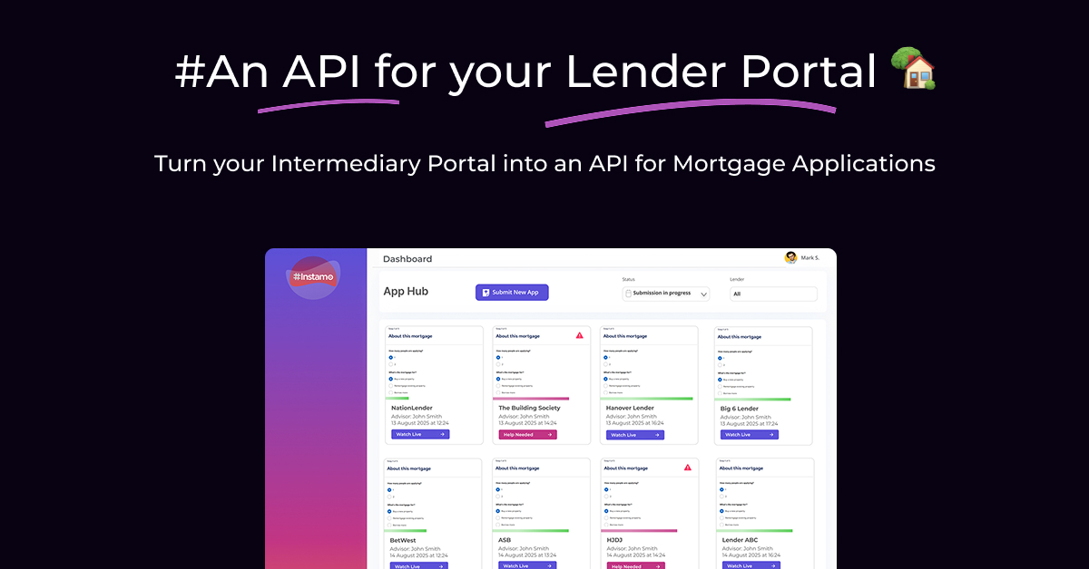 Instamo — An API for your Lender Portal